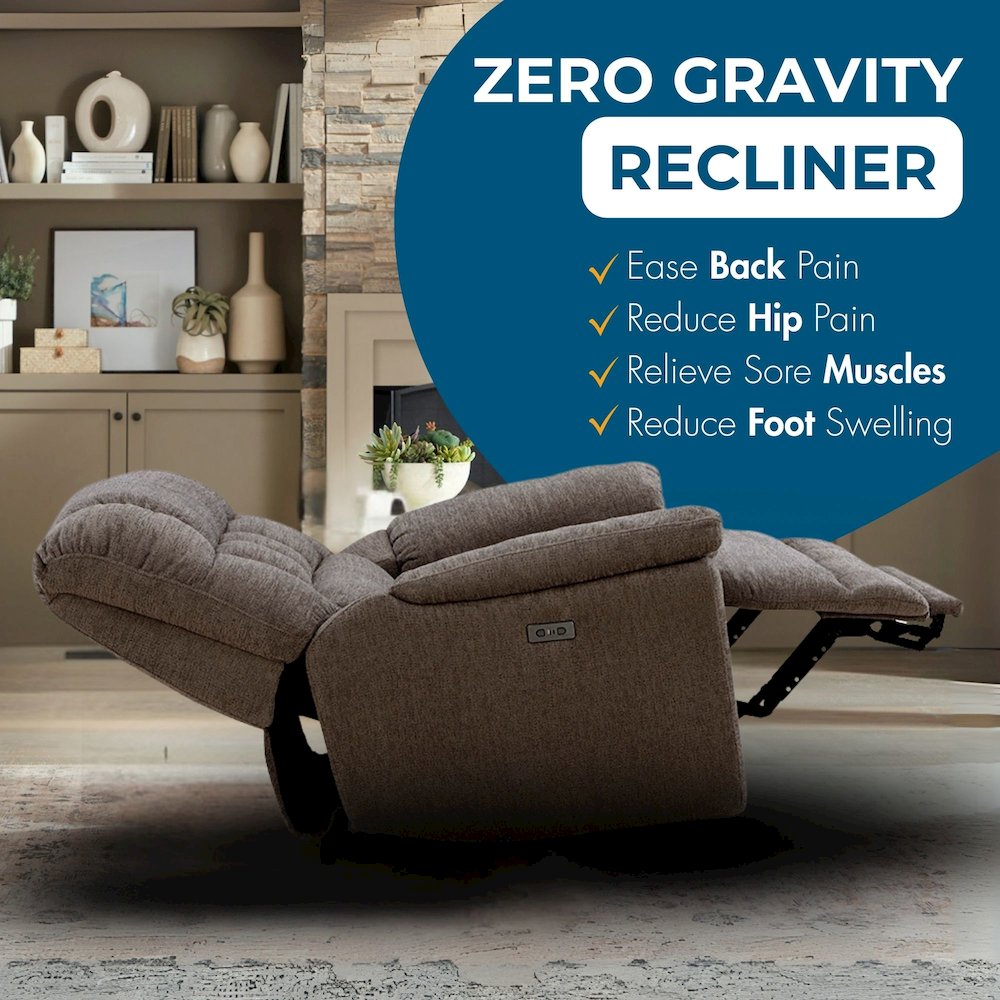 Oversized Recliner Chair for Big and Tall Adults – Power Zero Gravity ...