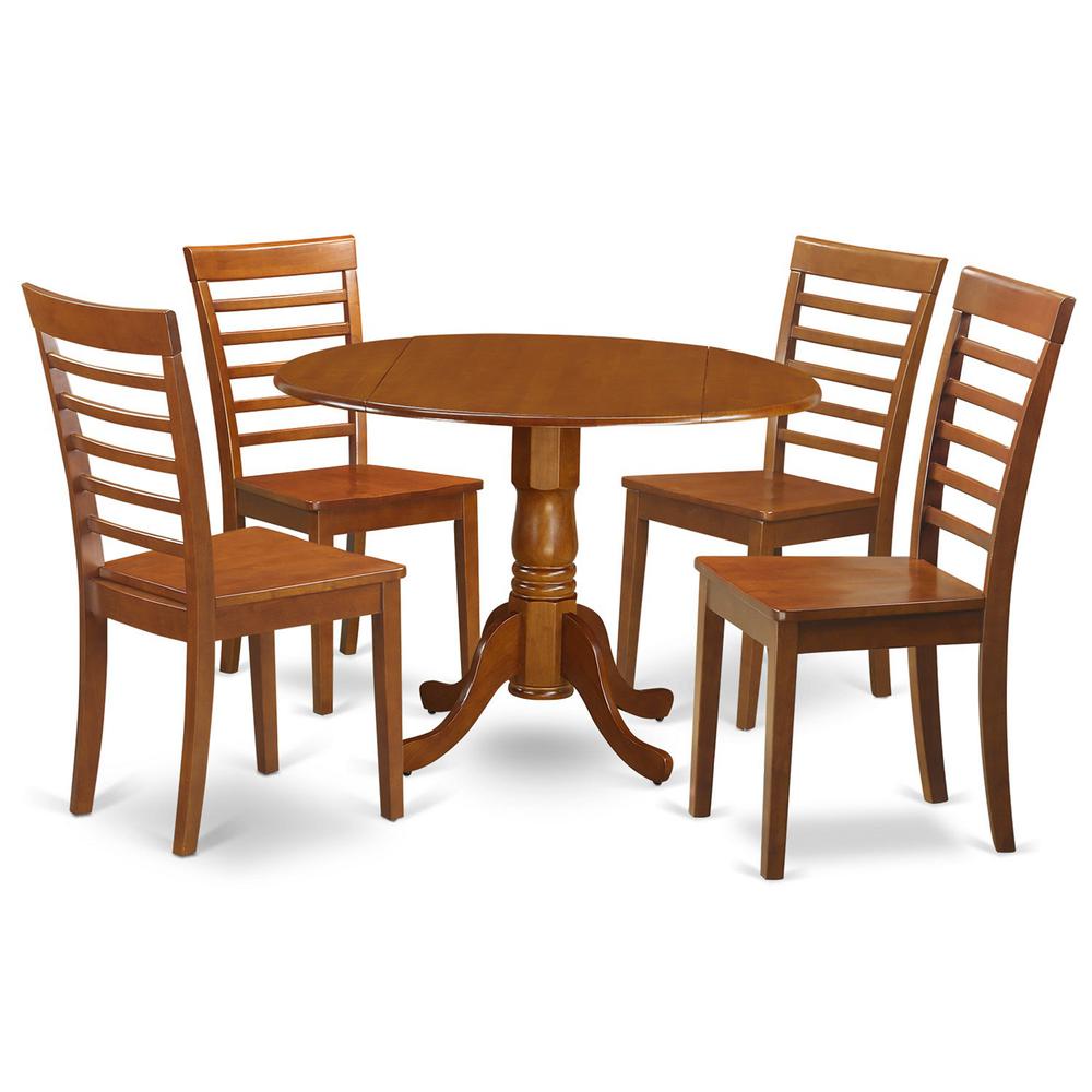 5 Pc Kitchen Table set-small Table and 4 dinette Chairs