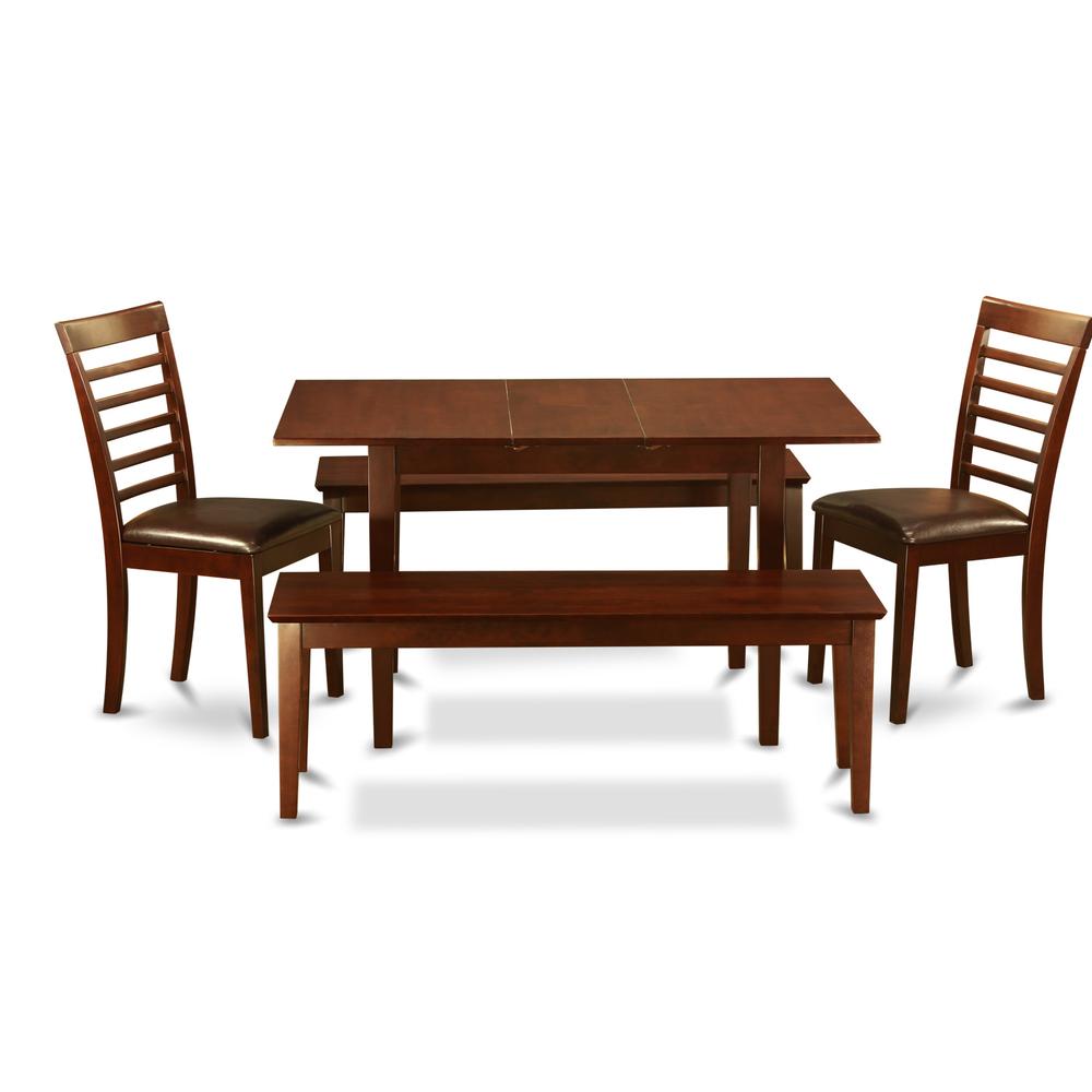 5 Pc Kitchen nook Dining set - Table plus 2 Dining Table Chairs and 2 ...