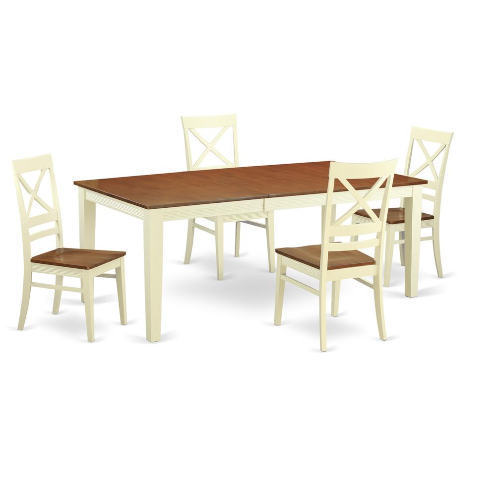 5 Pc Dining room set-Table and 4 Dining Chairs