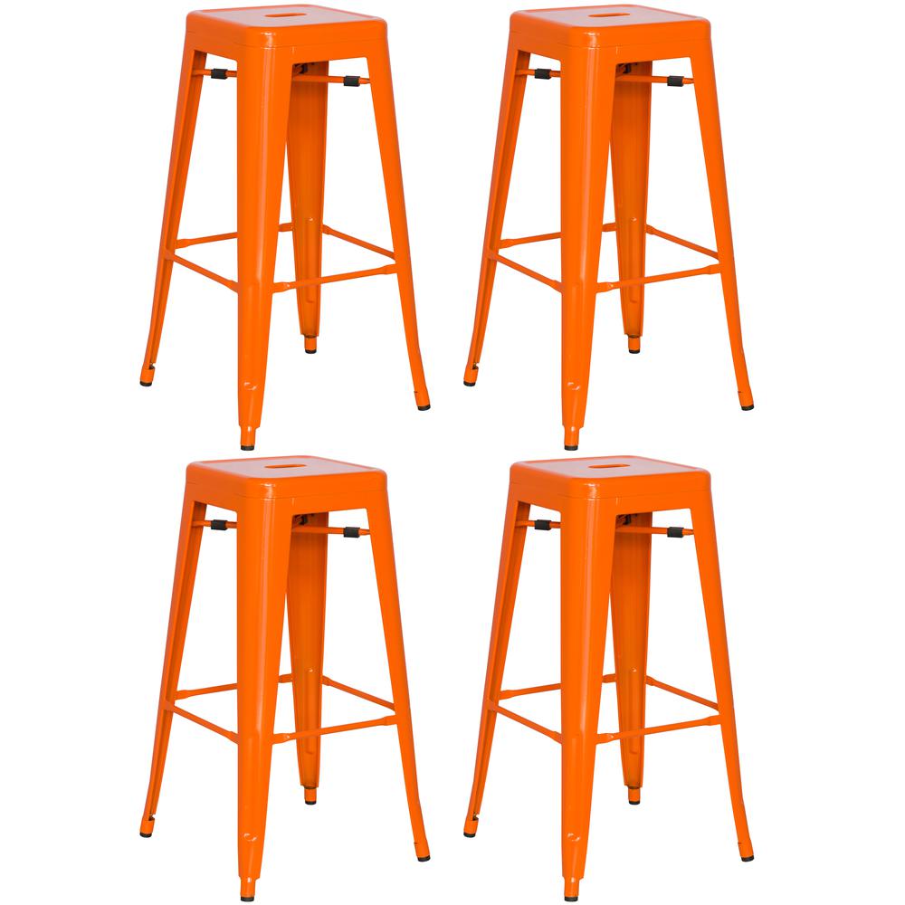Galvanized Steel Bar Stool - 4 Per Box