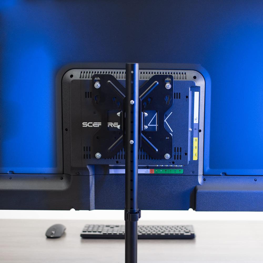 Vivo black ultra wide screen tv desk mount for up to 55 inch screens store