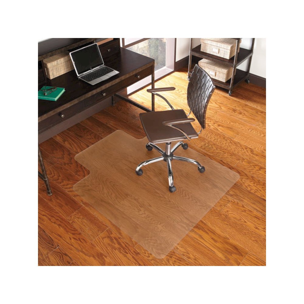 EverLife Chair Mat for Hard Floors, Heavy Use, Rectangular with Lip, 36 ...