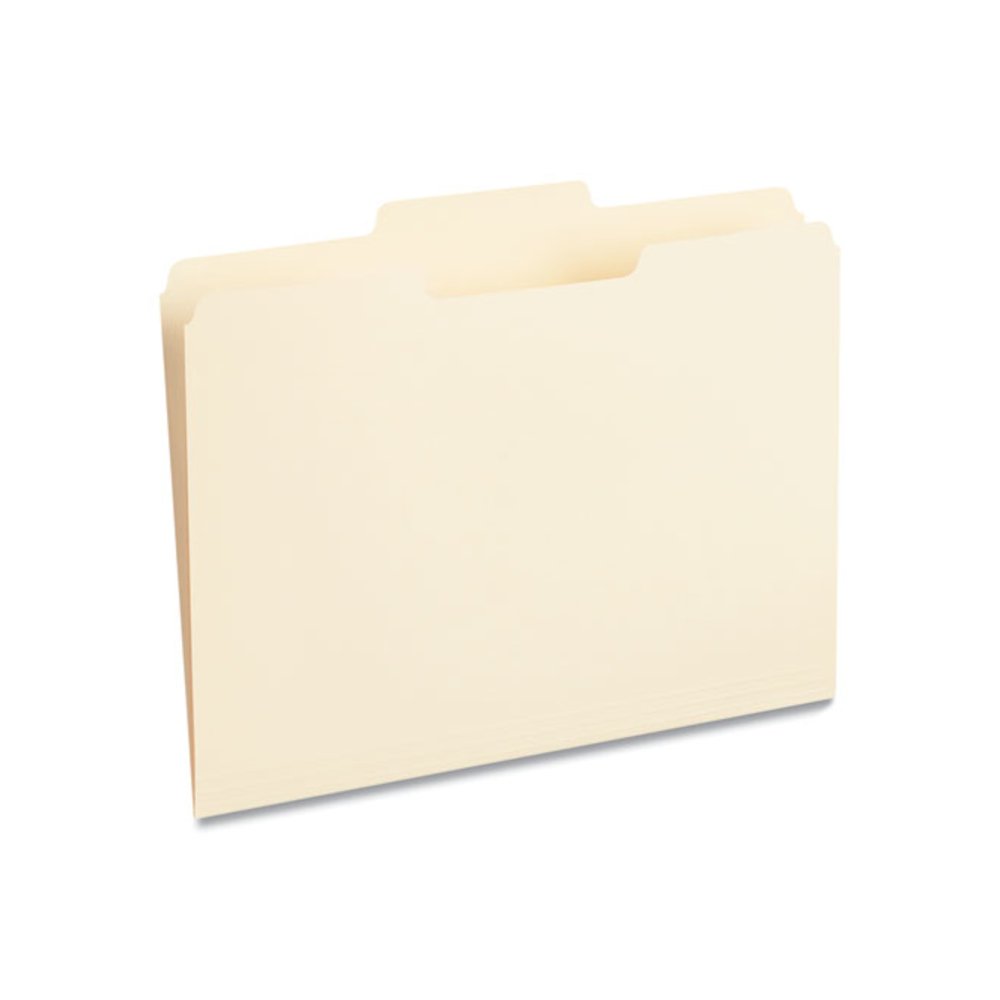 Top Tab File Folders, 1/3-Cut Tabs: Center Position, Letter Size, 0.75 ...