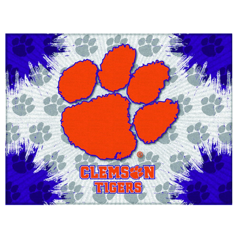 Clemson 24" x 32" Officially Licensed Logo Canvas