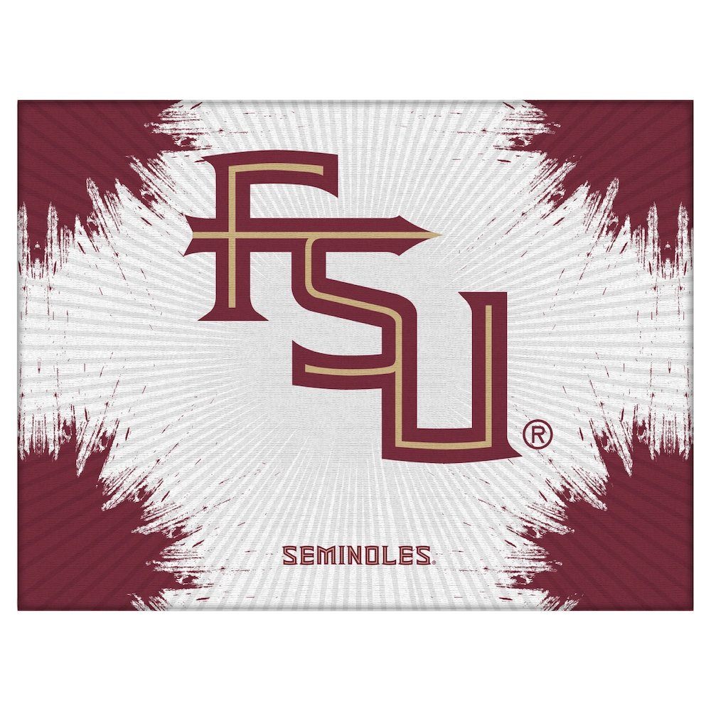 Florida State (Script) 24" x 32" Officially Licensed Logo Canvas