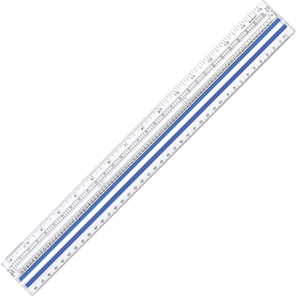 Westcott Magnifying Computer Printout Rulers - 15" Length 1" Width - 1/ ...