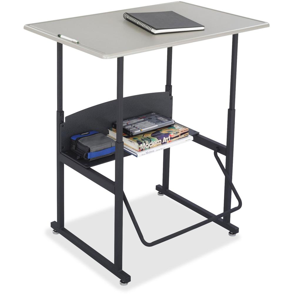 Safco AlphaBetter Adjustable Height Computer Desk - 42" Height x 36 ...
