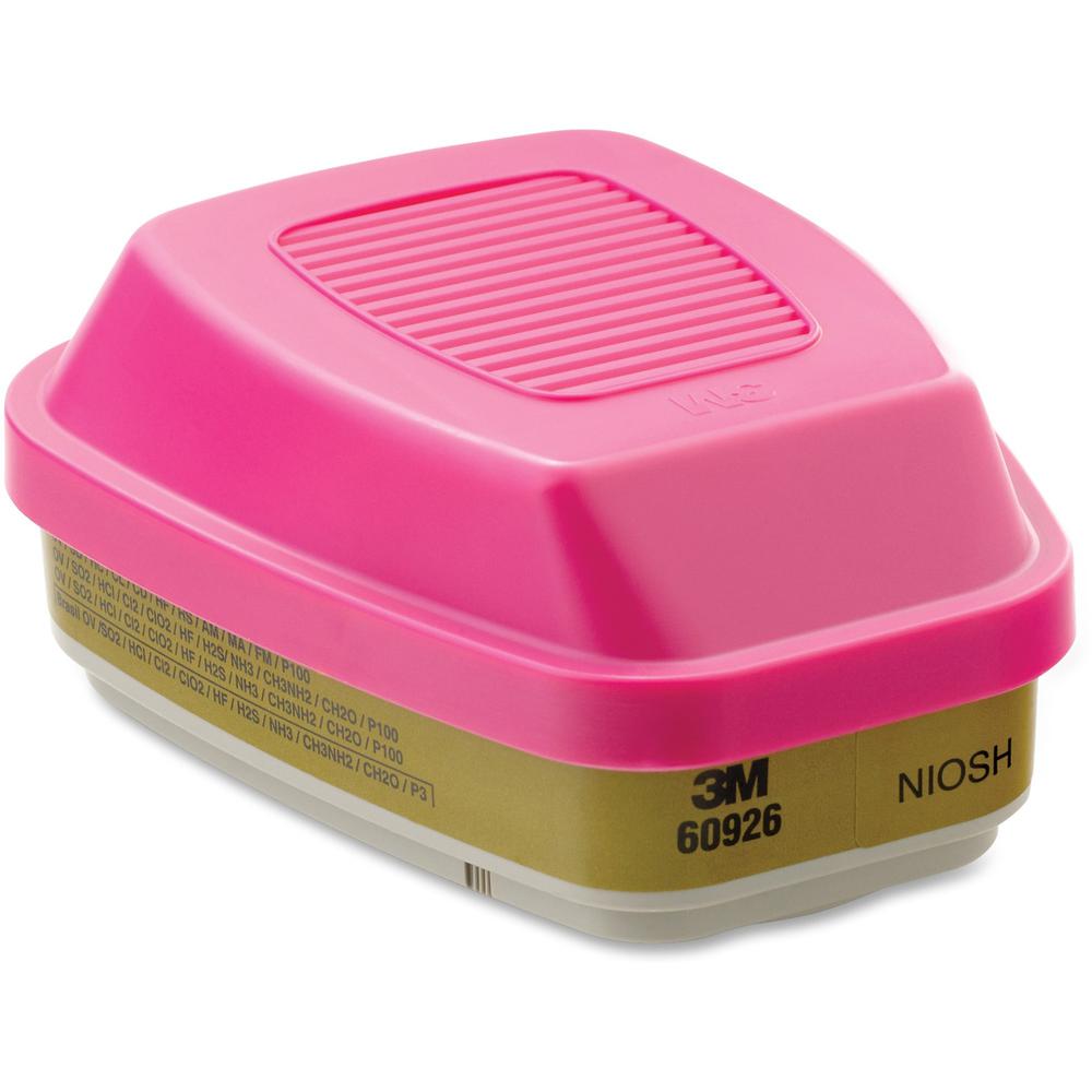 3M 60926 Multi Gas/Vapor Cartridge/Filter - Low Profile, Comfortable ...