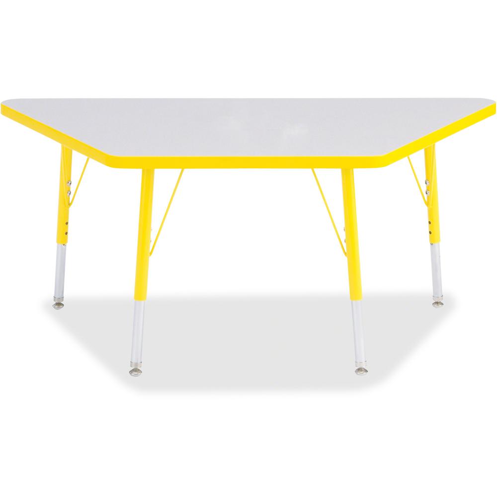 Jonti-Craft Berries Elementary Height Prism Edge Trapezoid Table ...
