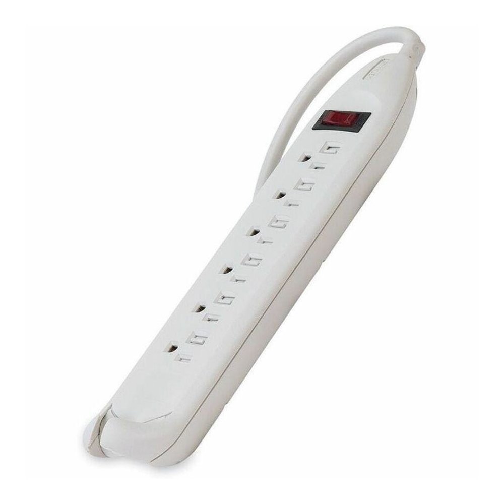 Belkin 6-Outlet Power Strip with Circuit Breaker and 12ft Cord - White ...