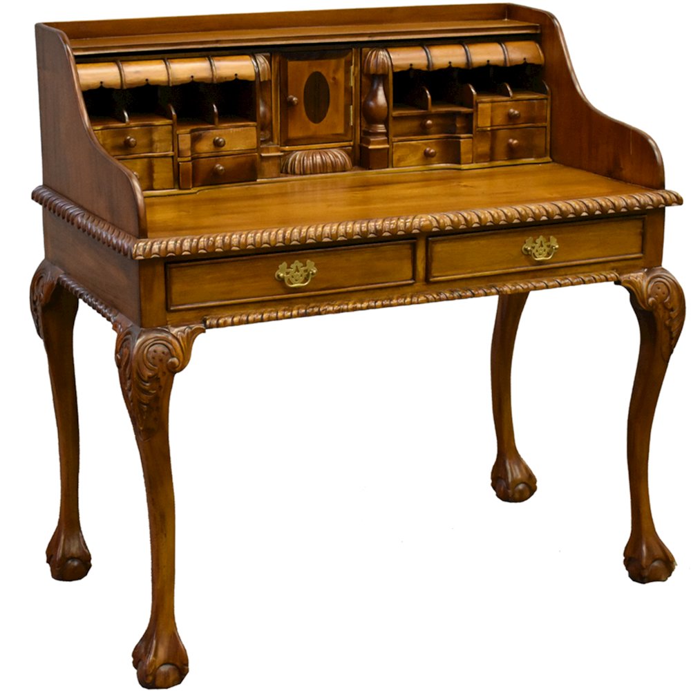 Legacy Escritoire Secretary Desk - Light Brown Walnut